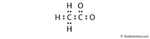 Lewis structure of CH3COO- Root Memory