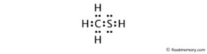 Lewis structure of CH3SH - Root Memory