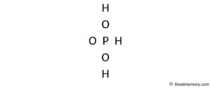 Lewis structure of H3PO3 - Root Memory
