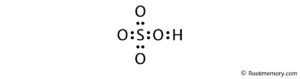 Lewis structure of HSO4- Root Memory
