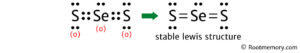 Lewis Structure of SeS2 - Root Memory