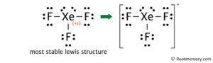XeF3+ Lewis structure - Root Memory