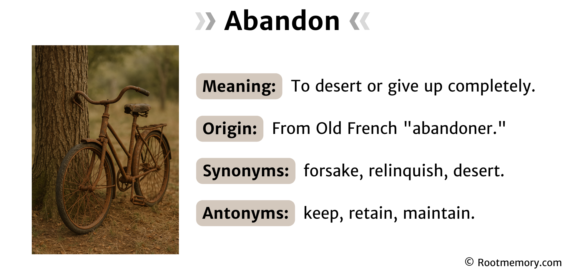Abandon Root Memory