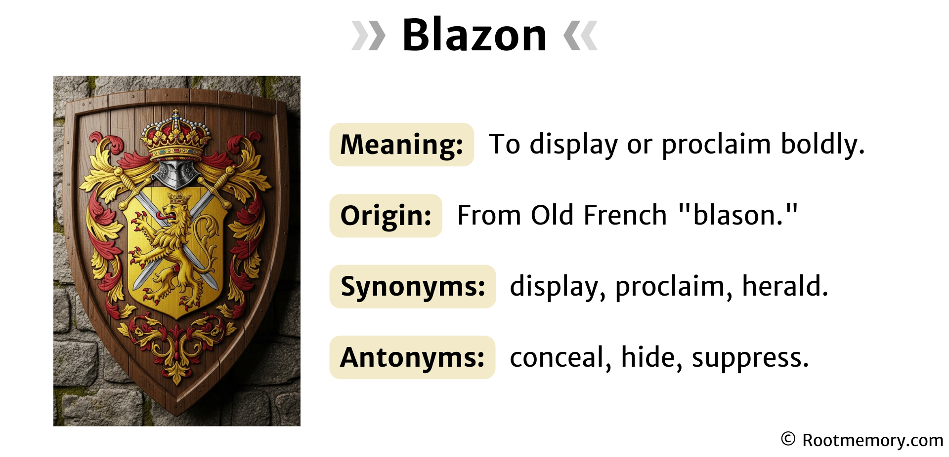 Blazon - Root Memory